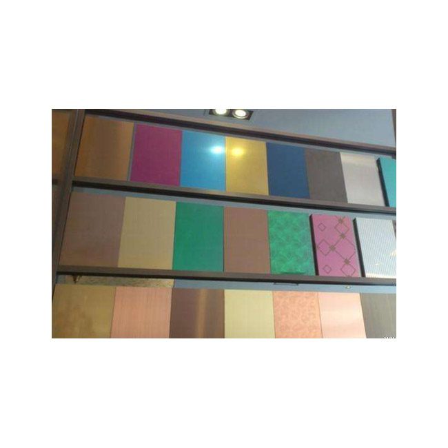 Stainless steel color plate